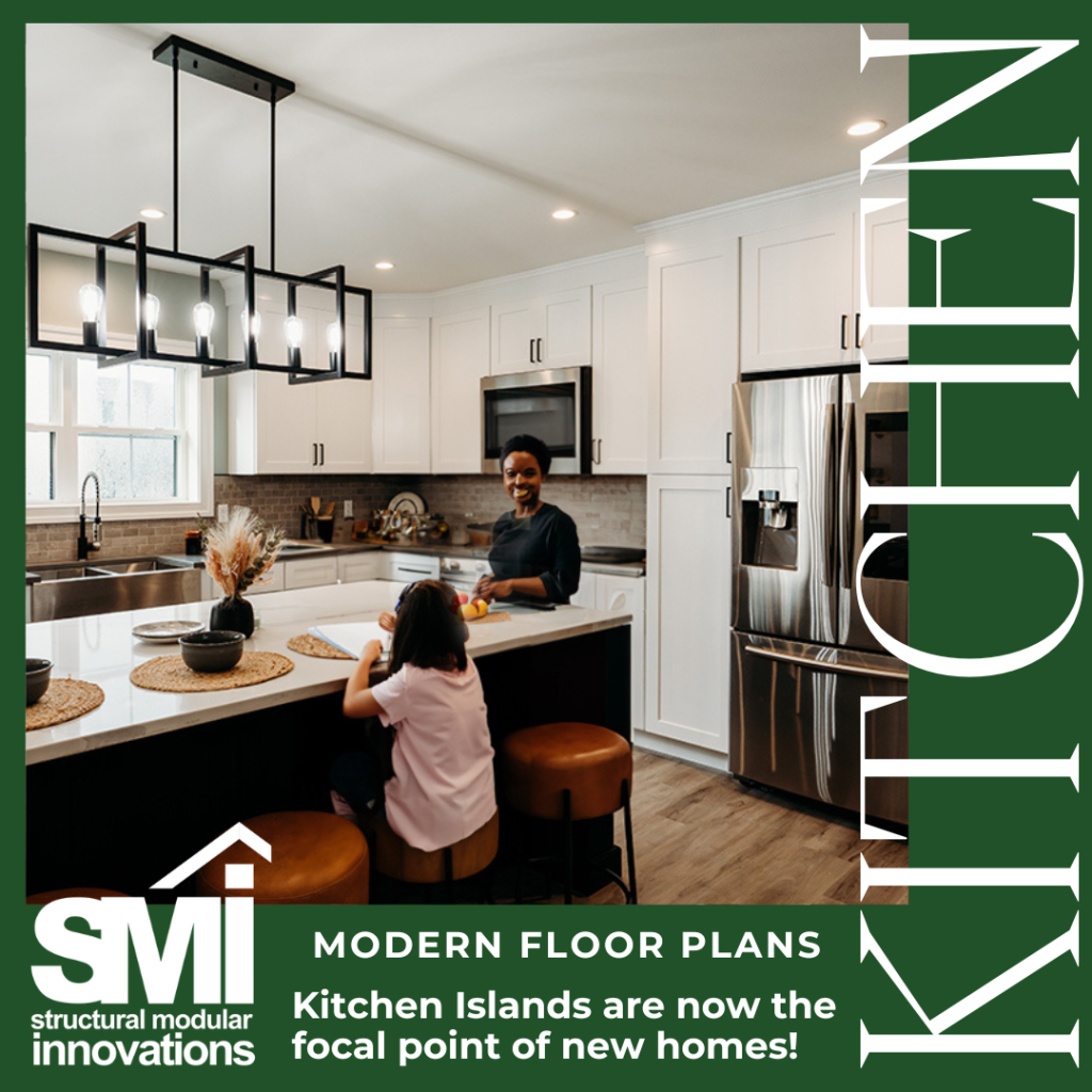 Kitchen Islands: The Heart of Today’s Modern Homes | Structural Modular ...